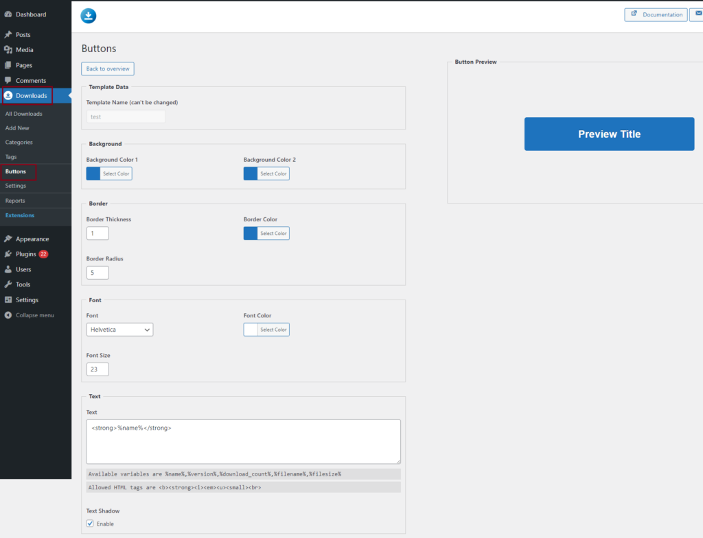 How to display your first download - Download Monitor